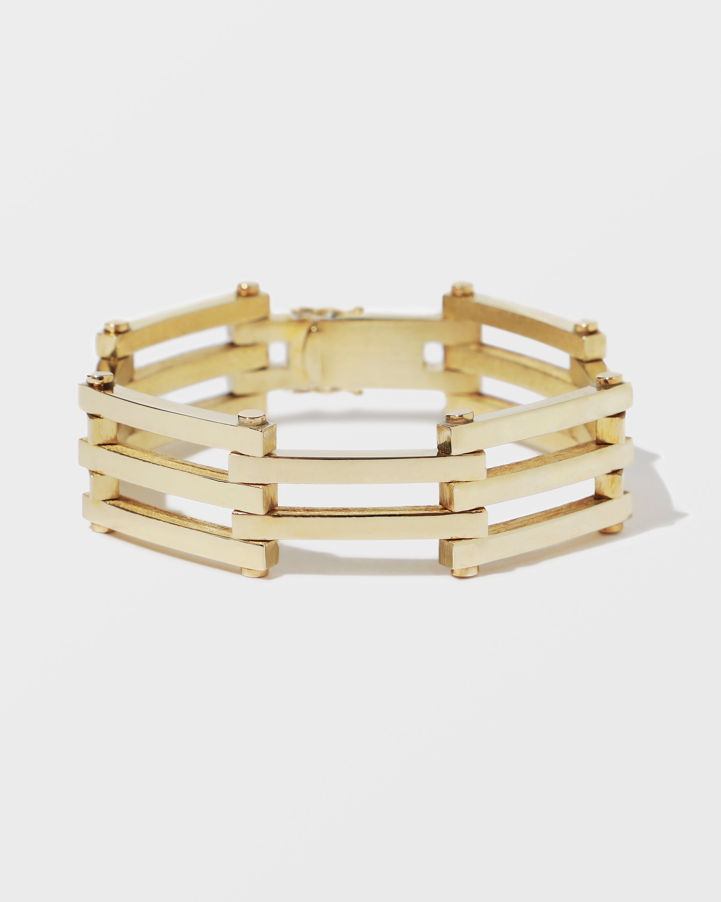 BRASS GATE BRACELET BRASS – Ferian